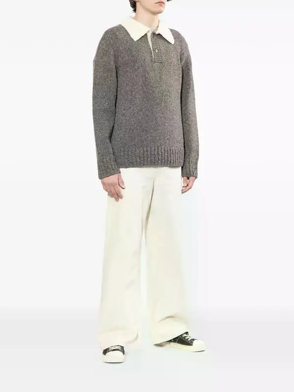 A.p.c. Contrasting Polo Sweater