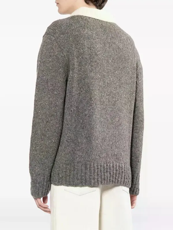 A.p.c. Contrasting Polo Sweater