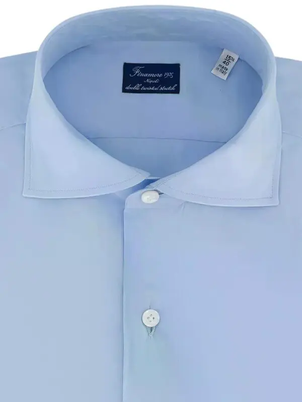 FINAMORE 1925 Buttoned Shirt - Blue