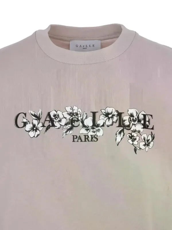 GAELLE PARIS Floral-print T-shirt