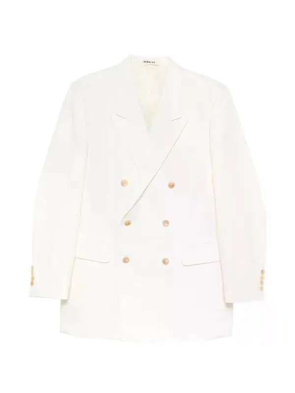 Auralee Double-breasted Blazer