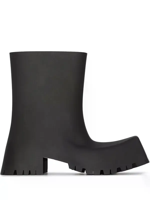 Balenciaga Trooper Block-heel Rubber Boots