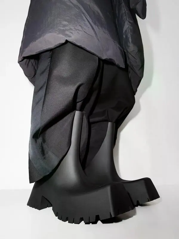 Balenciaga Trooper Block-heel Rubber Boots
