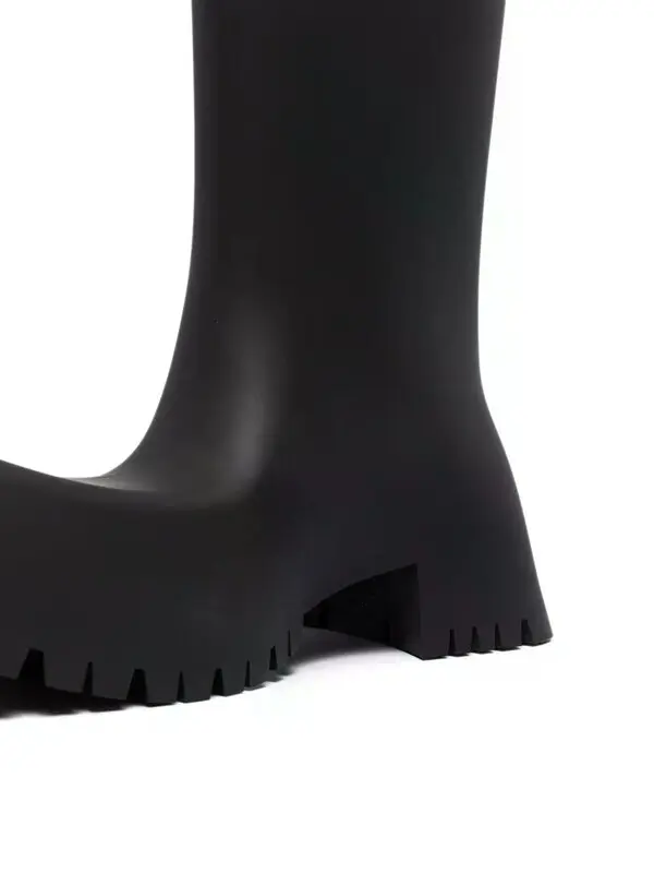 Balenciaga Trooper Block-heel Rubber Boots