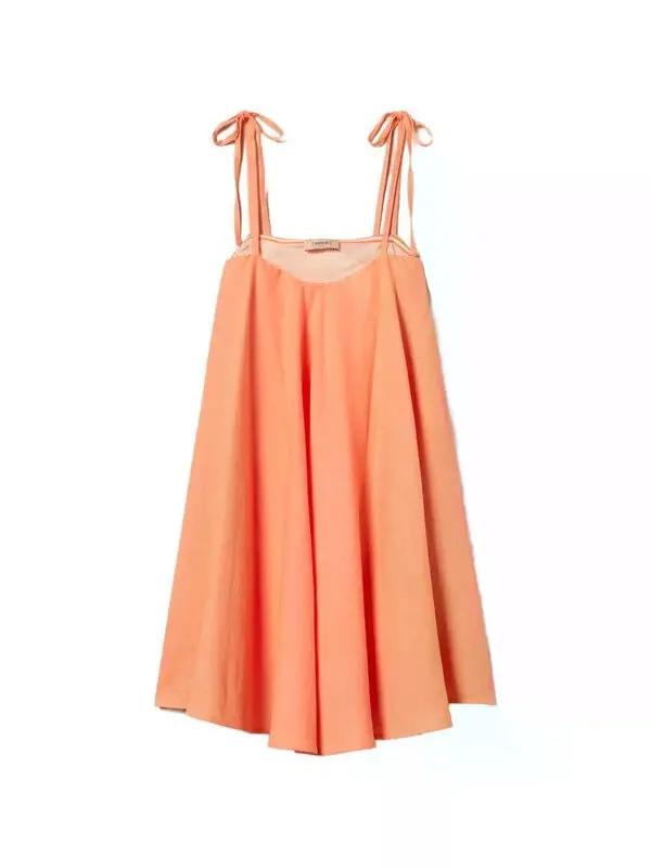 TWINSET Tie Straps Dress - Orange