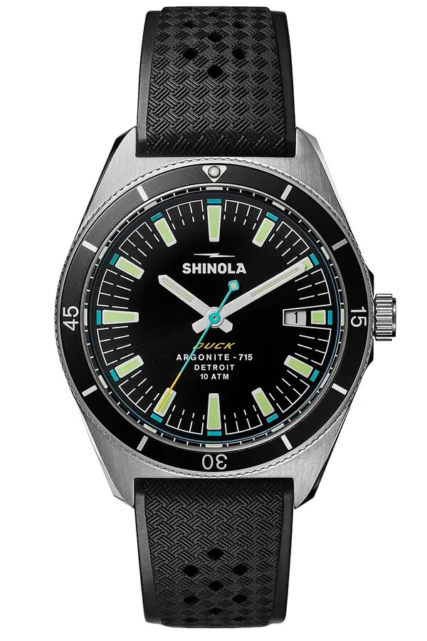 Shinola Duck 40mm Watch - Black