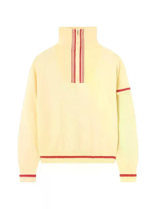 Guest In Residence Runner Striped High Neck Sweater