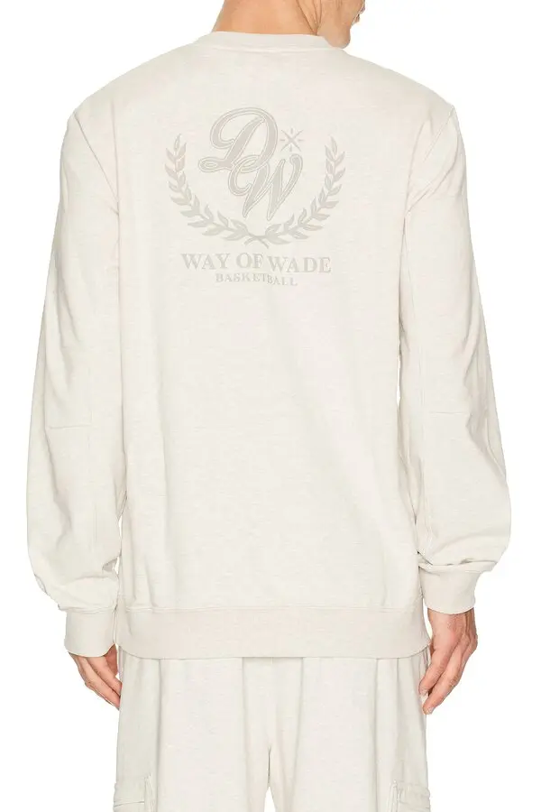 LI-NING Way Of Wade Sweatshirt - Light Grey