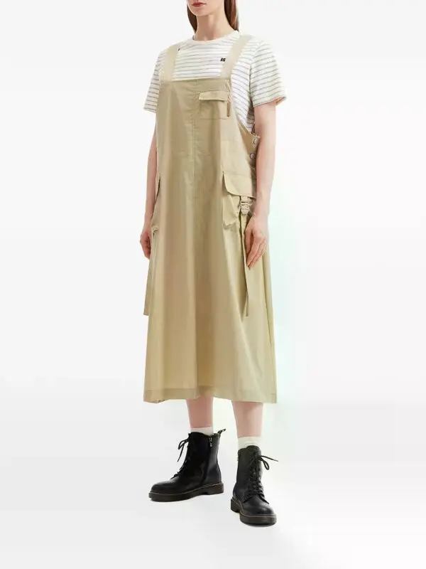 Izzue Flap-pocket Dungaree Dress