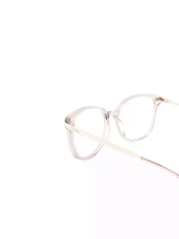 Chloé Round-frame Glasses - Neutrals
