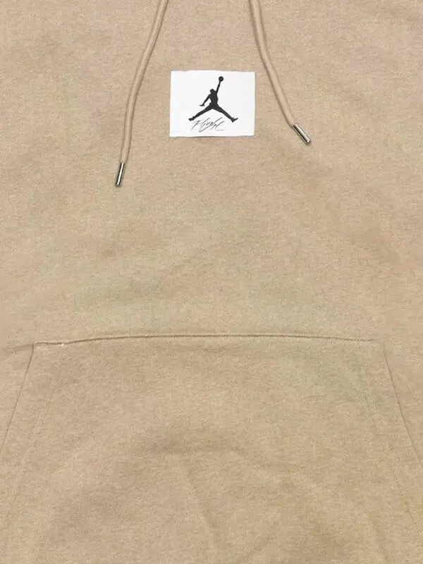 JORDAN Logo-patch Hoodie - Neutrals
