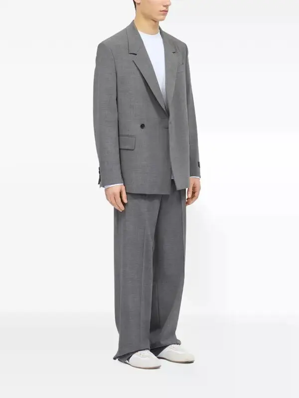 MSGM Pleated Wide-leg Trousers