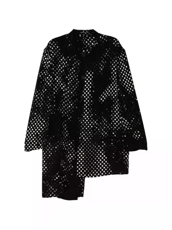 Yohji Yamamoto Patterned Buttoned Jacket