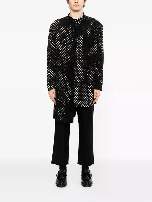 Yohji Yamamoto Patterned Buttoned Jacket