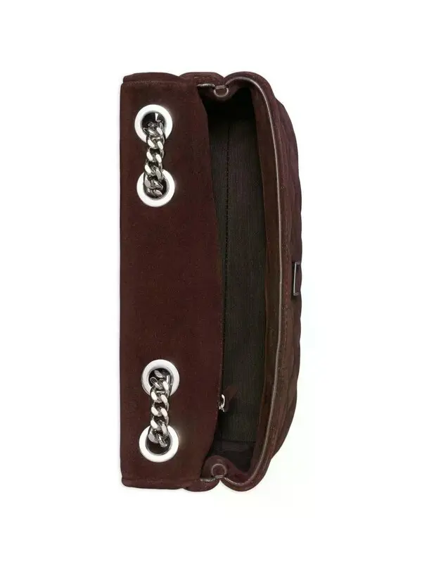 Tory Burch Kira Quilt Small Convertible Shoulder Bag - Brown