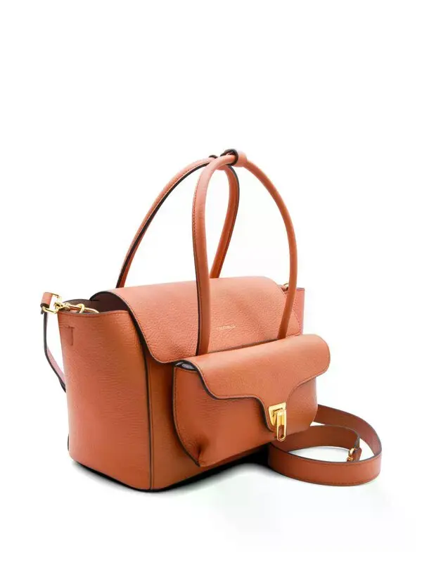 COCCINELLE Double Beat Leather Shoulder Bag