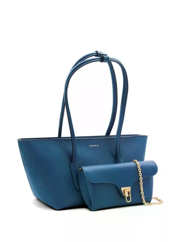 COCCINELLE Double Beat Leather Shoulder Bag