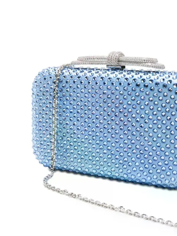 Mach & Mach Crystal-embellished Clutch Bag
