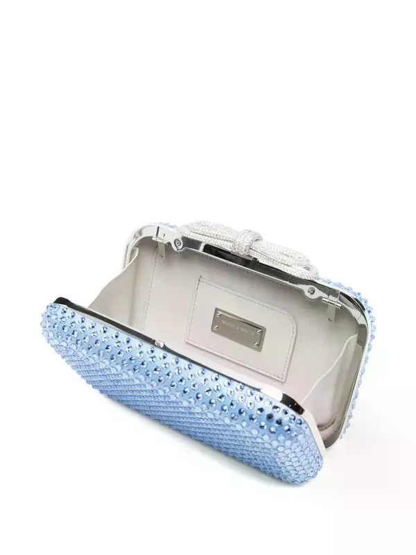 Mach & Mach Crystal-embellished Clutch Bag