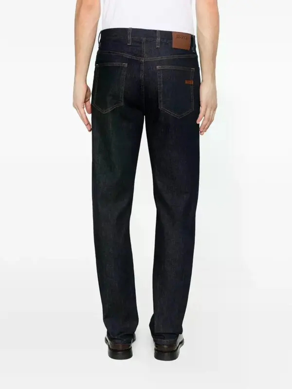 Zegna Buttoned Jeans - Blue