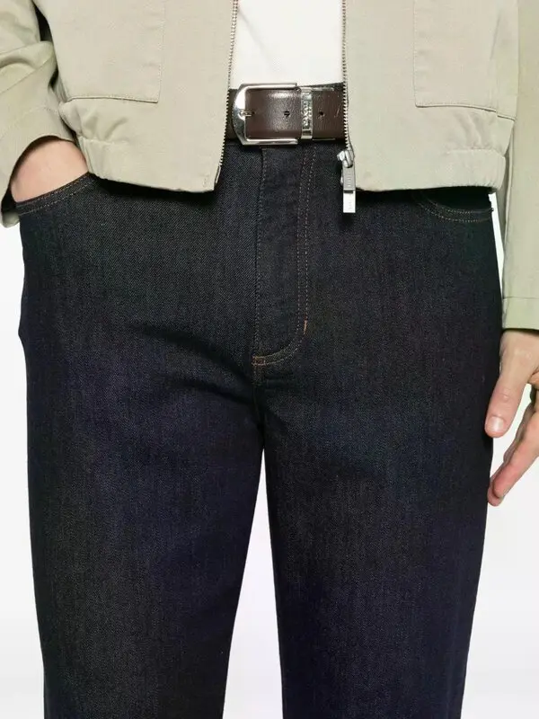 Zegna Buttoned Jeans - Blue