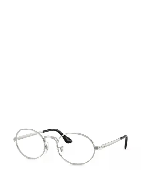 Ray-ban Round-frame Glasses - Silver