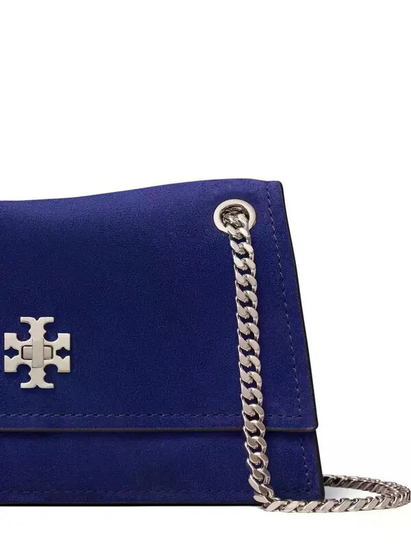 Tory Burch Mini Kira Turnlock Suede Shoulder Bag