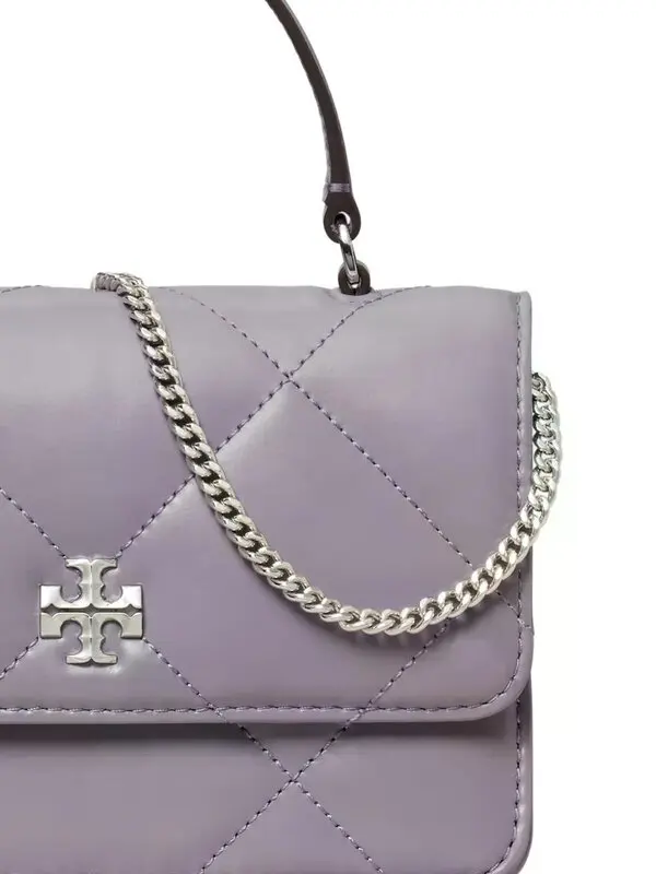 Tory Burch Kira Diamond Quilt Mini Top Handle Chain Wallet
