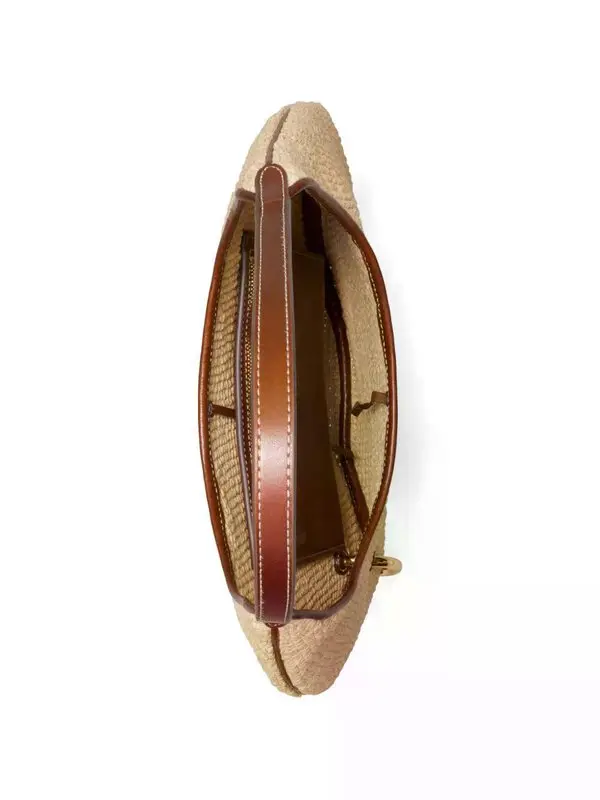 Tory Burch Pierced Soft Straw Bag - Neutrals