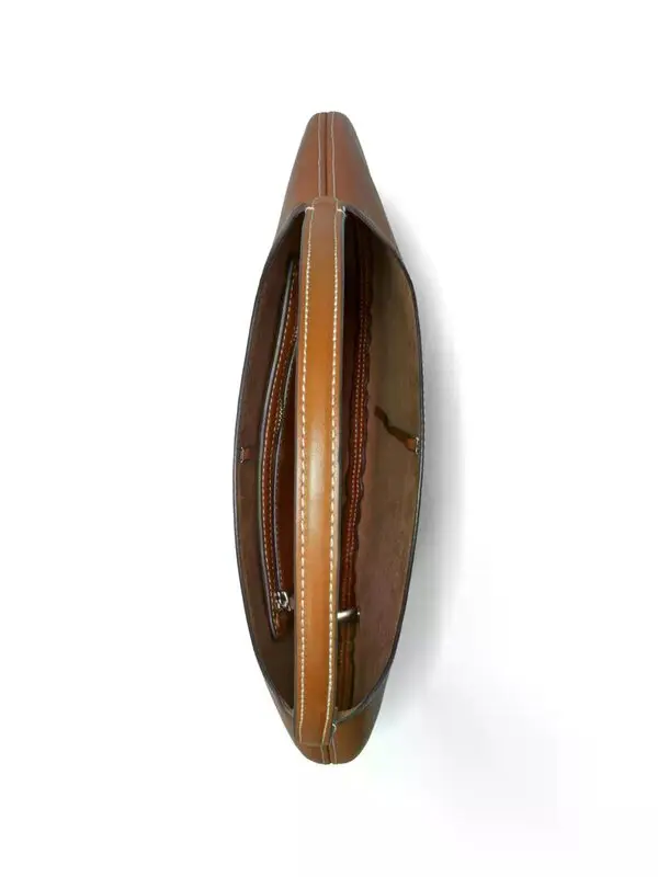 Tory Burch Pierced Soft Shoulder Bag - Brown