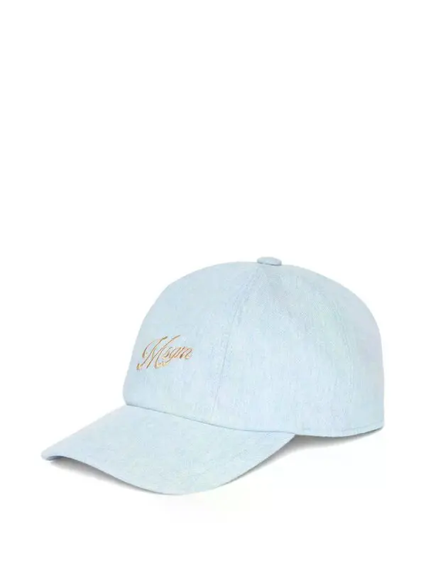 MSGM Embroidered Cap - Blue