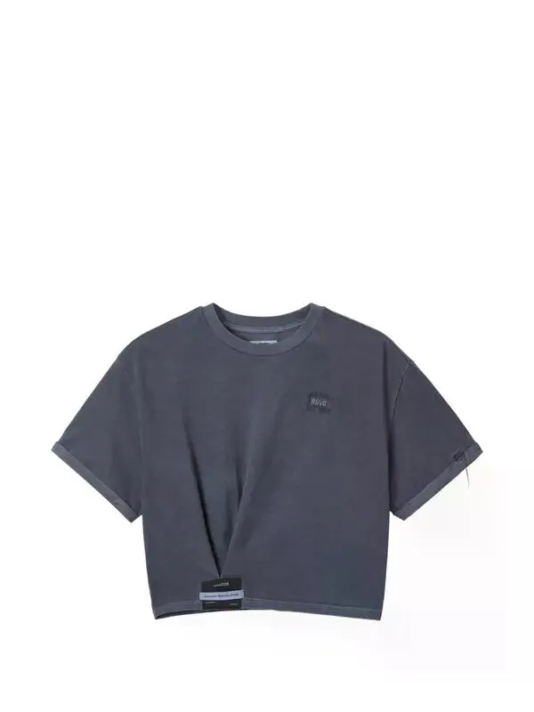 Izzue Rolled-sleeve Twisted T-shirt