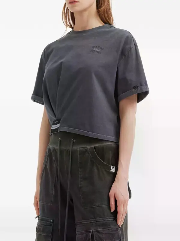 Izzue Rolled-sleeve Twisted T-shirt