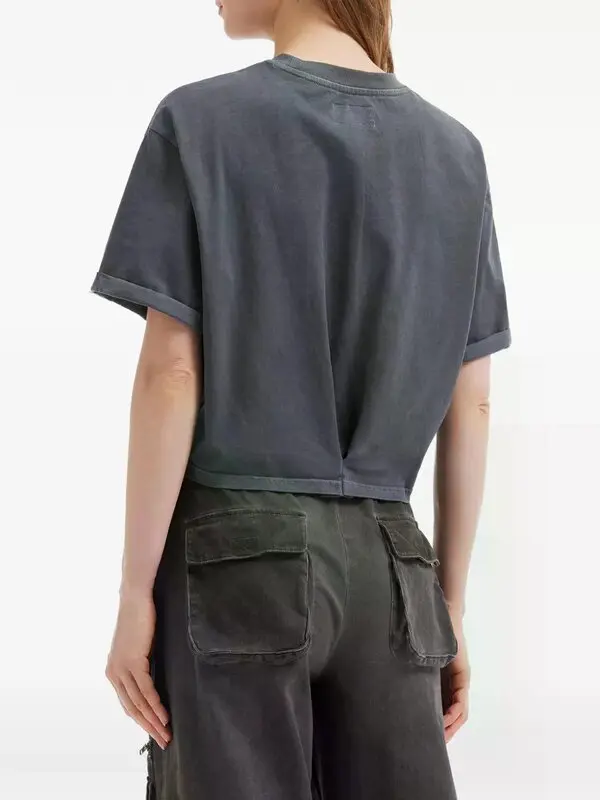 Izzue Rolled-sleeve Twisted T-shirt