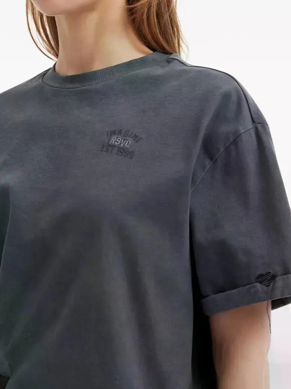 Izzue Rolled-sleeve Twisted T-shirt