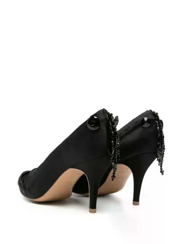 Undercover Beaded-embellishment Pumps - Black