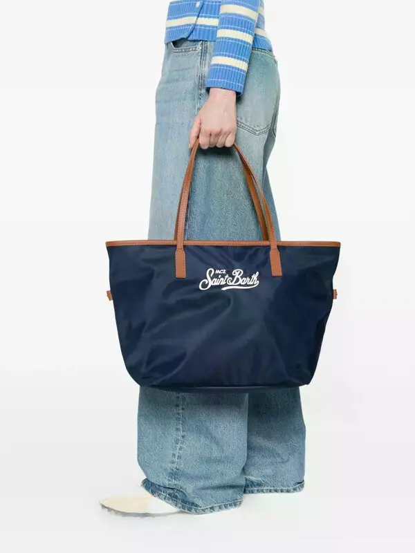 MC2 SAINT BARTH City Logo Tote Bag - Blue