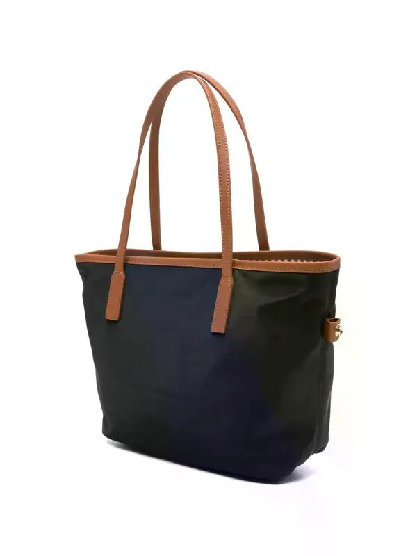 MC2 SAINT BARTH Embroidered City Tote Bag - Black
