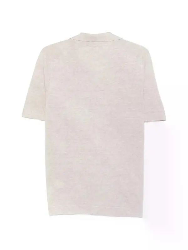 GRAN SASSO Half-button Short-sleeve Shirt