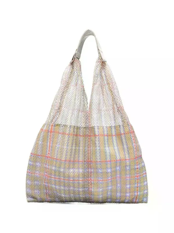 ÉPICE Plaid Tote Bag