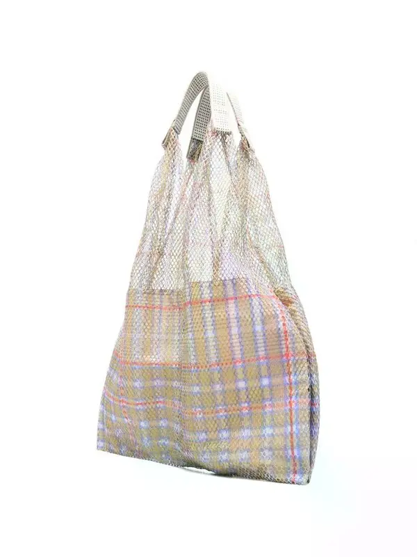 ÉPICE Plaid Tote Bag
