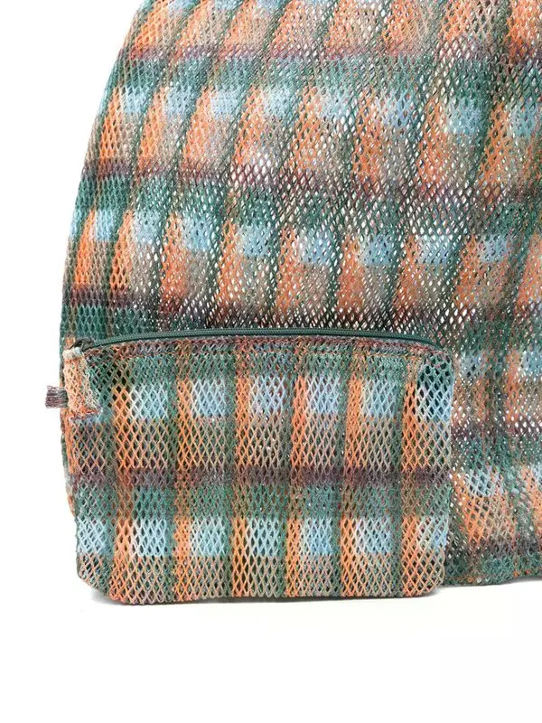 ÉPICE Check-pattern Tote Bag With Detachable Pouch