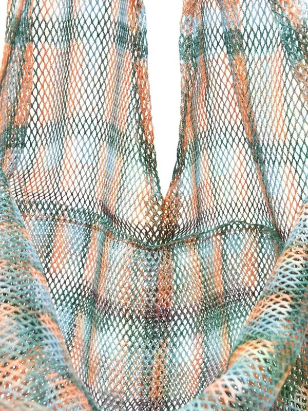 ÉPICE Check-pattern Tote Bag With Detachable Pouch