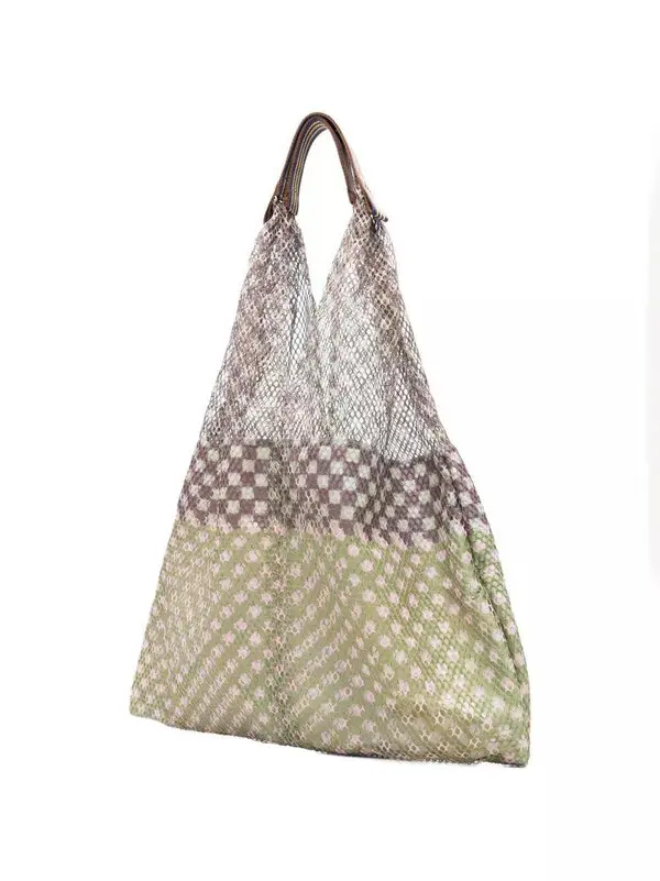 ÉPICE Check-pattern Tote Bag