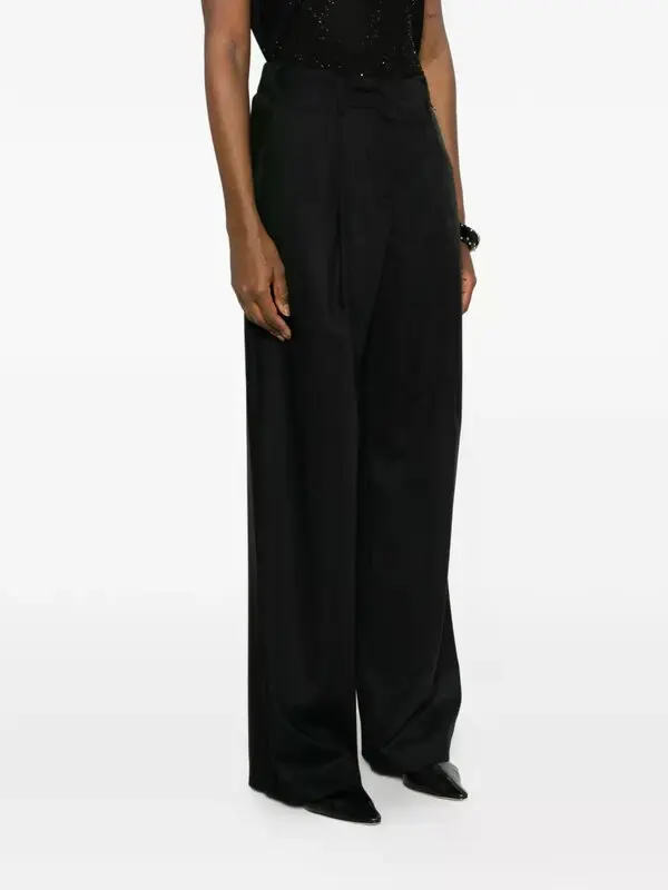 Herno Pleated Wide-leg Trousers