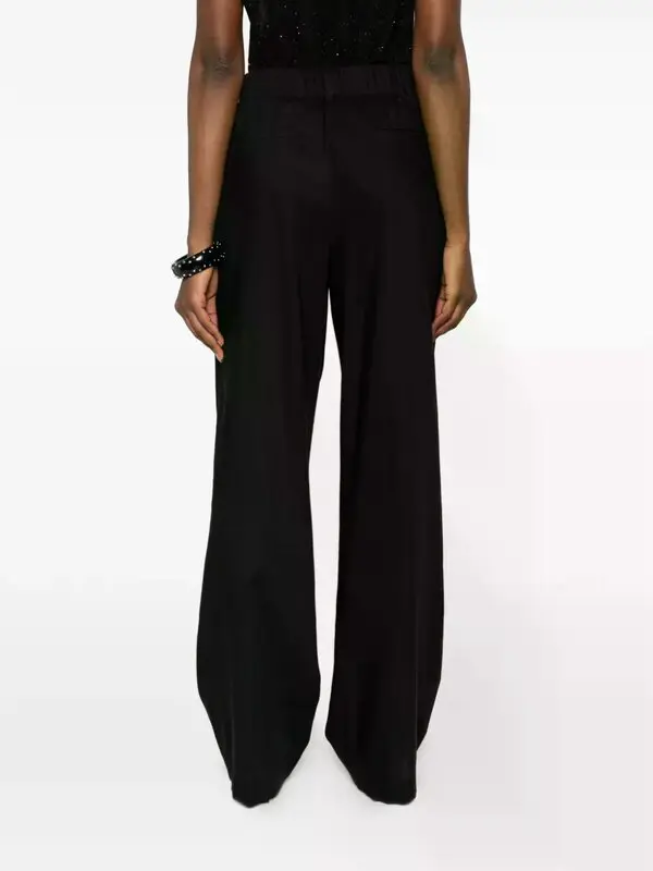 Herno Pleated Wide-leg Trousers