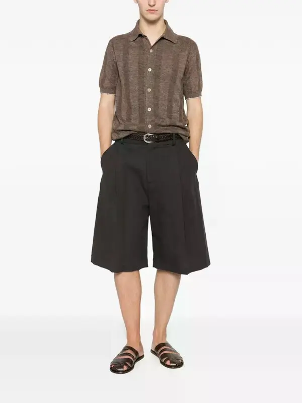 Brunello Cucinelli Button Shirt - Brown