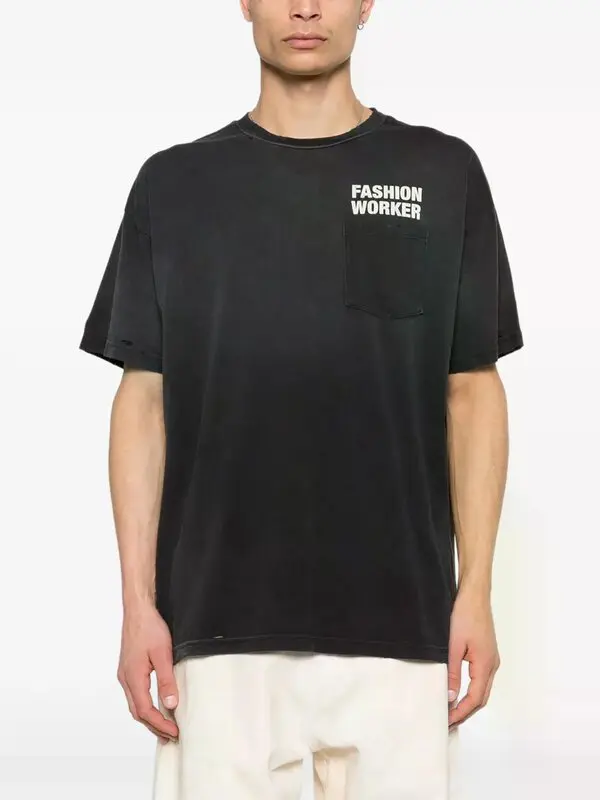 WILLY CHAVARRIA Pocket Crew-neck T-shirt