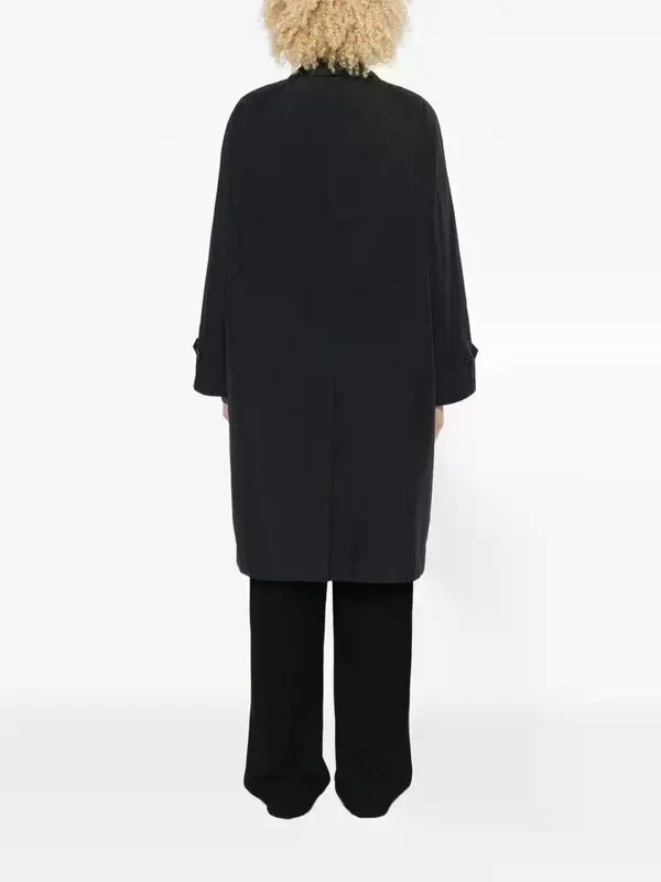 NICHOLSON & NICHOLSON Buttoned Trench Coat