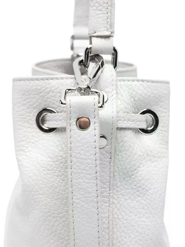 ZANELLATO Monda Leather Bucket Bag - Grey